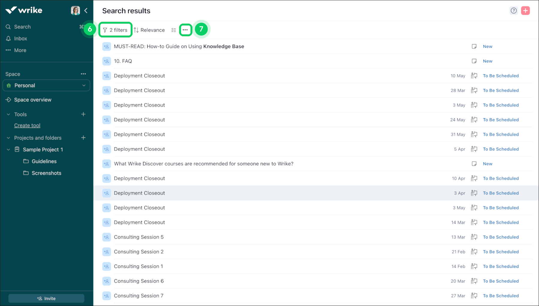 Using Workspace Search in Wrike – Wrike Help Center