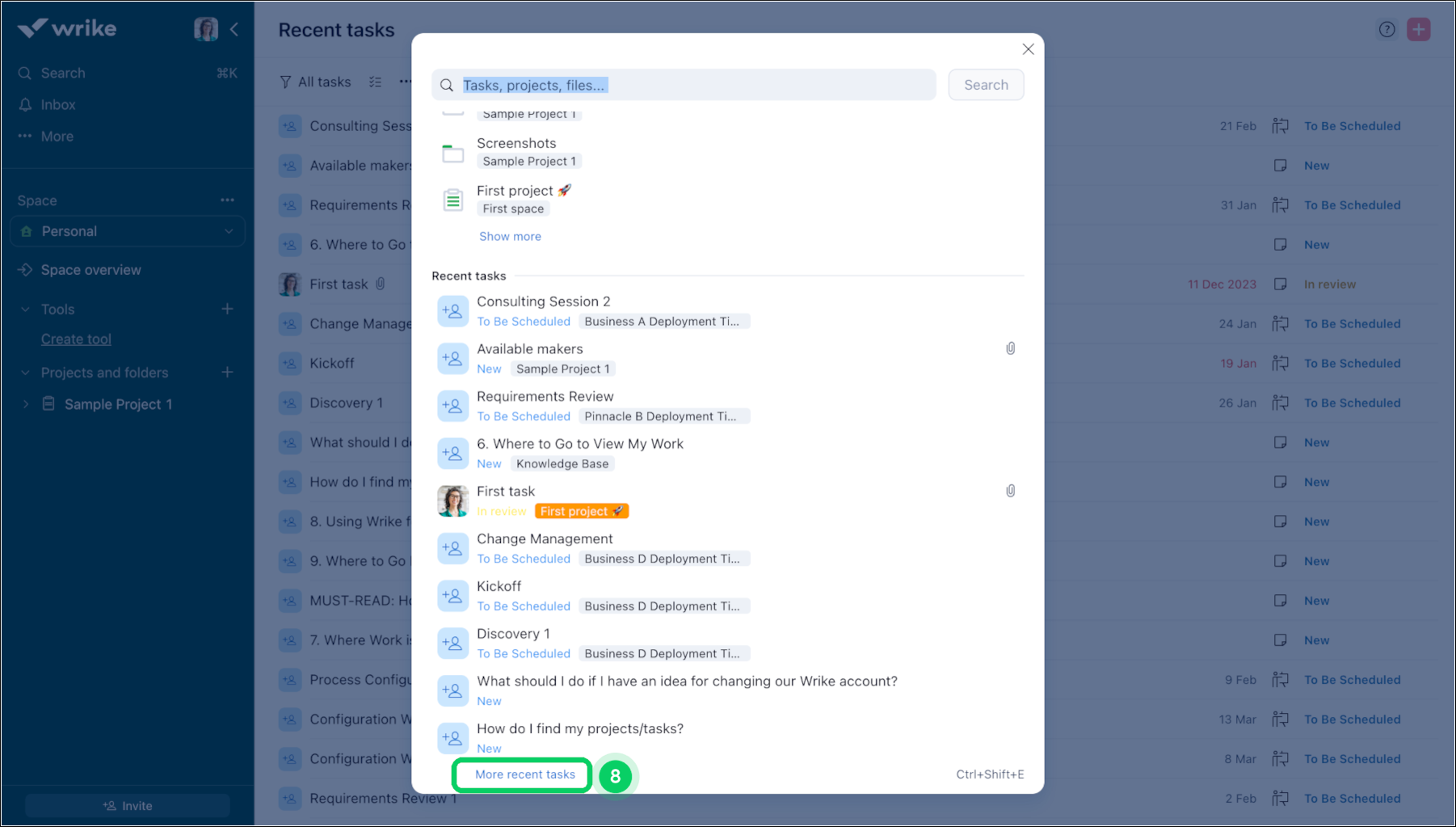 Using Workspace Search in Wrike – Wrike Help Center