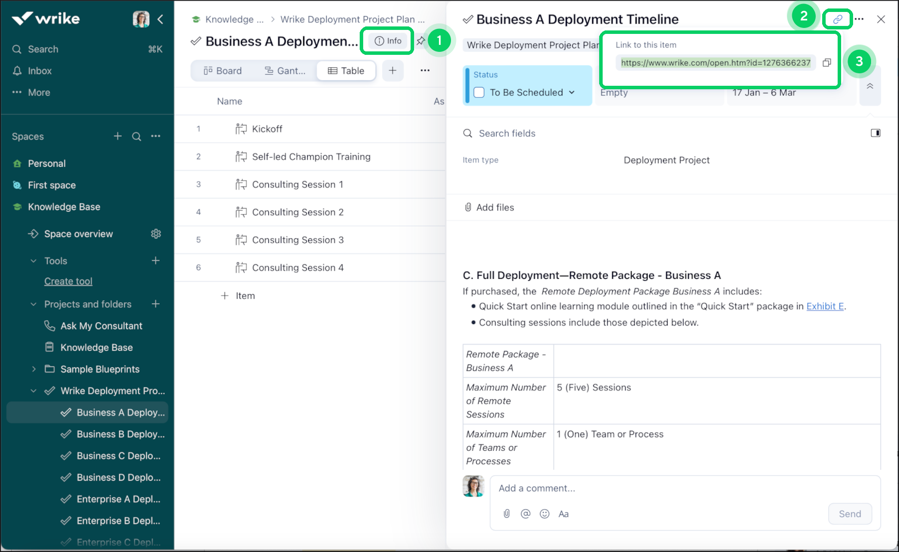 Finding Permalinks for Tasks, Folders, Projects, and Spaces – Wrike ...