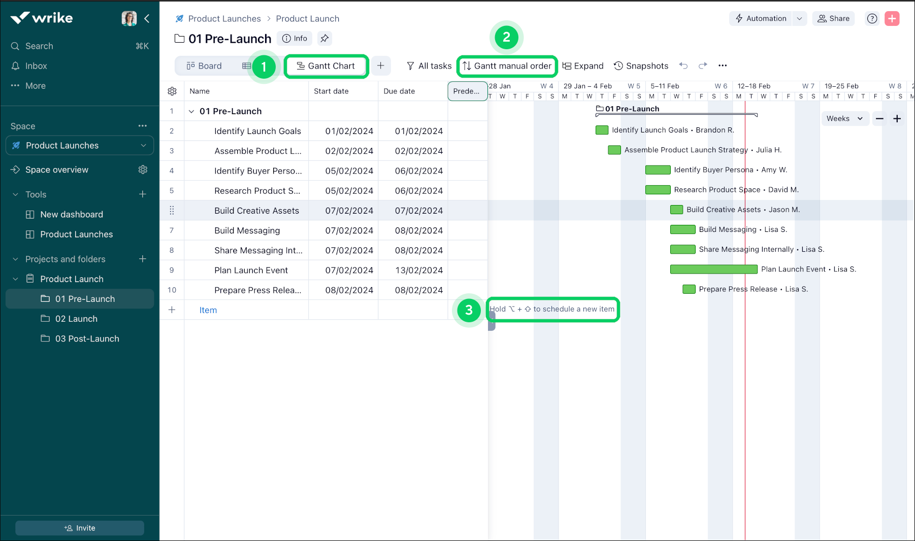 Creating a Task – Wrike Help Center