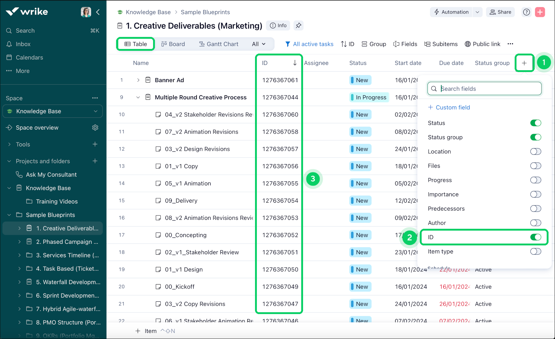 Project ID – Wrike Help Center