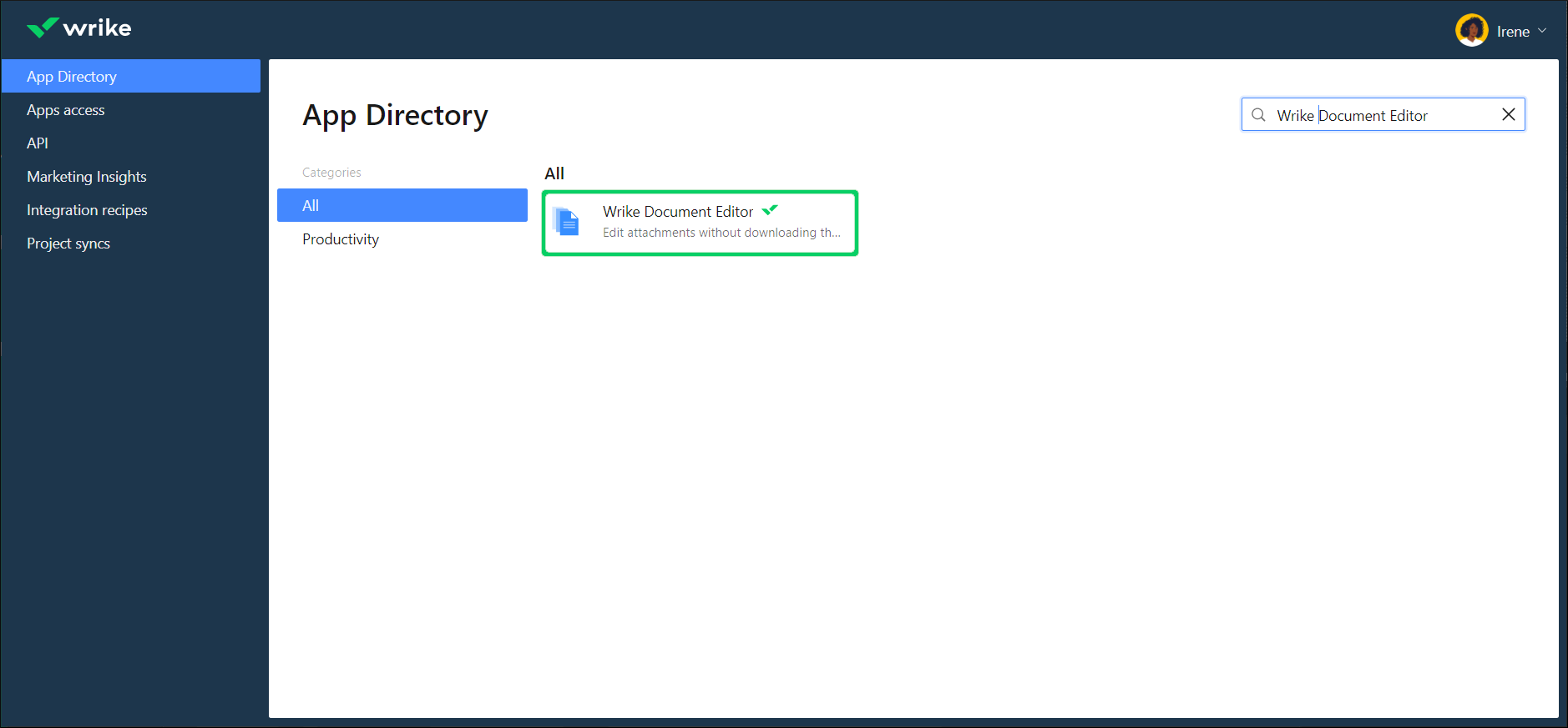Installing the Document Editor – Wrike Help Center