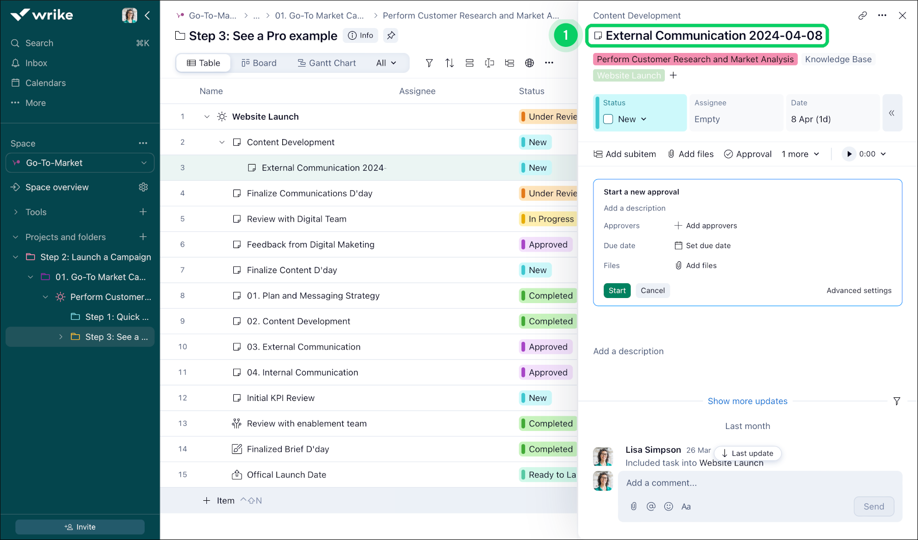 Recurrent Tasks – Wrike Help Center