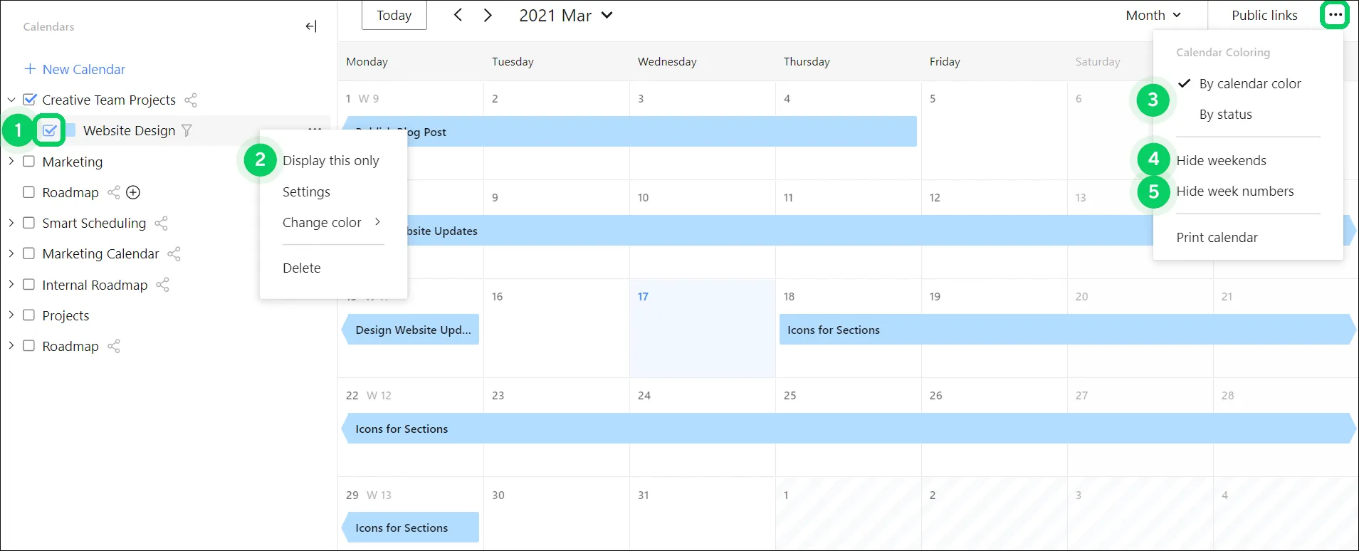 Customizing Calendars – Wrike Help Center