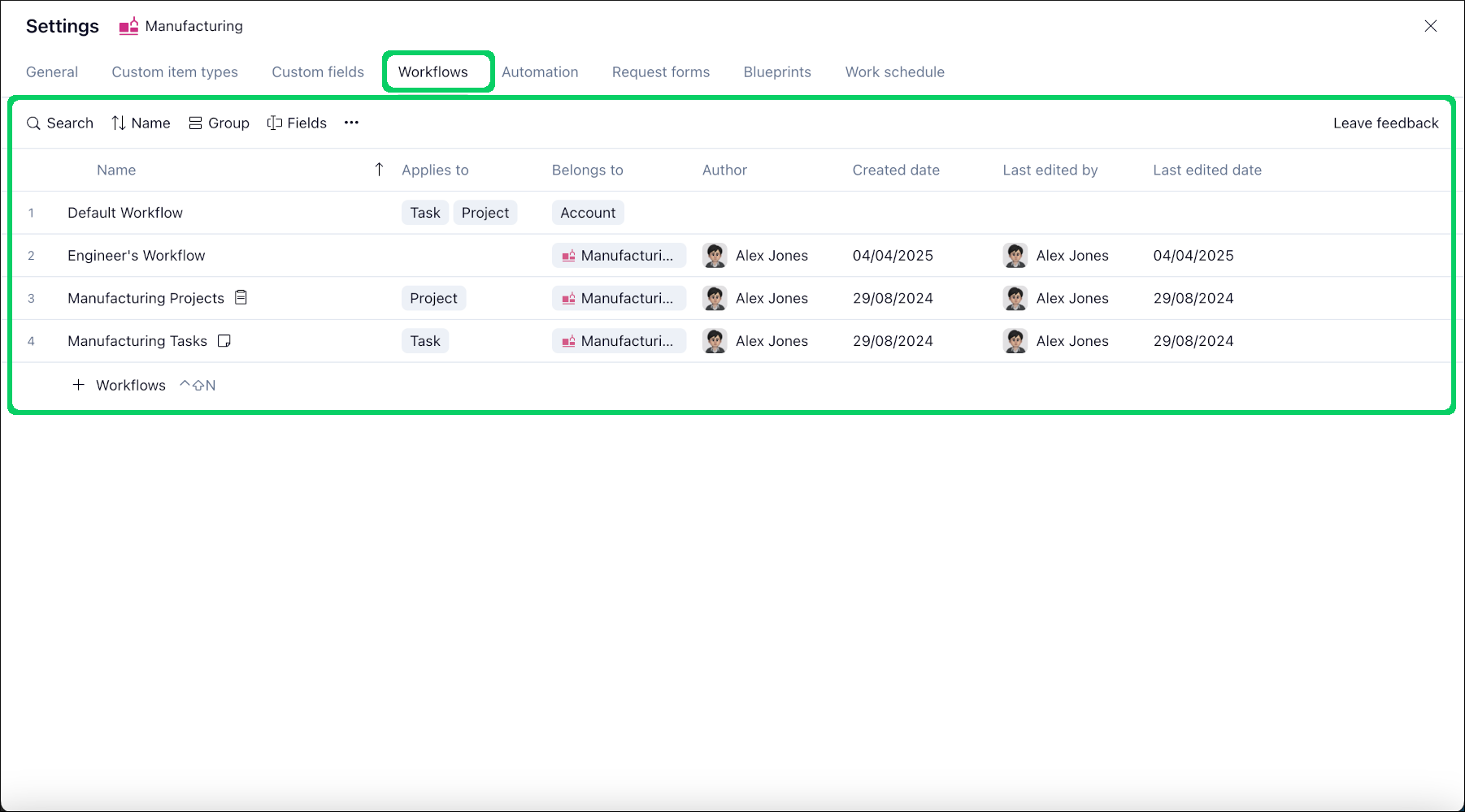 Workflows in Wrike – Wrike Help Center