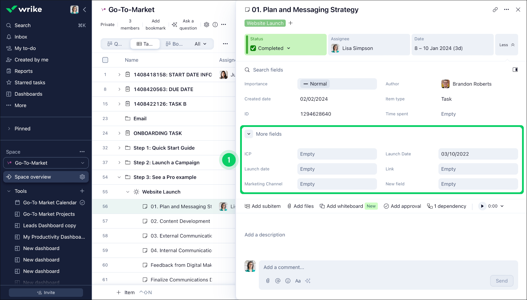 Removing and Hiding Custom Fields – Wrike Help Center