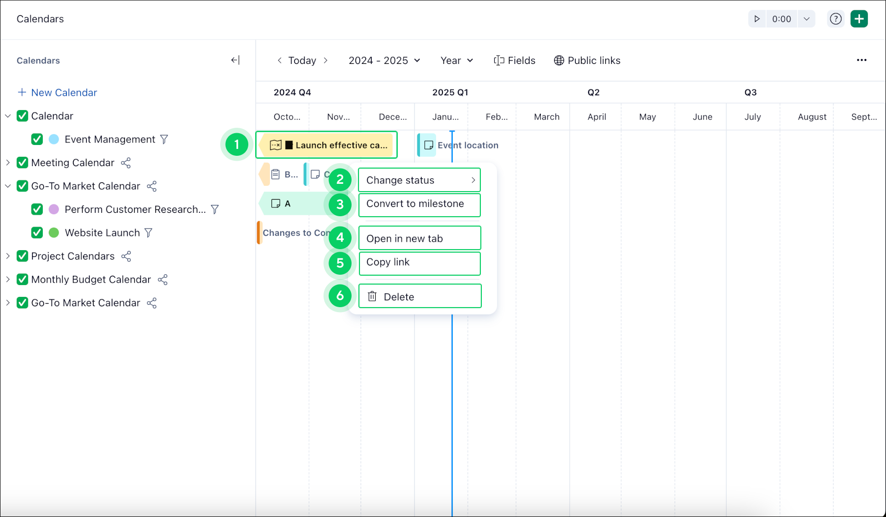 Calendar View in Wrike – Wrike Help Center