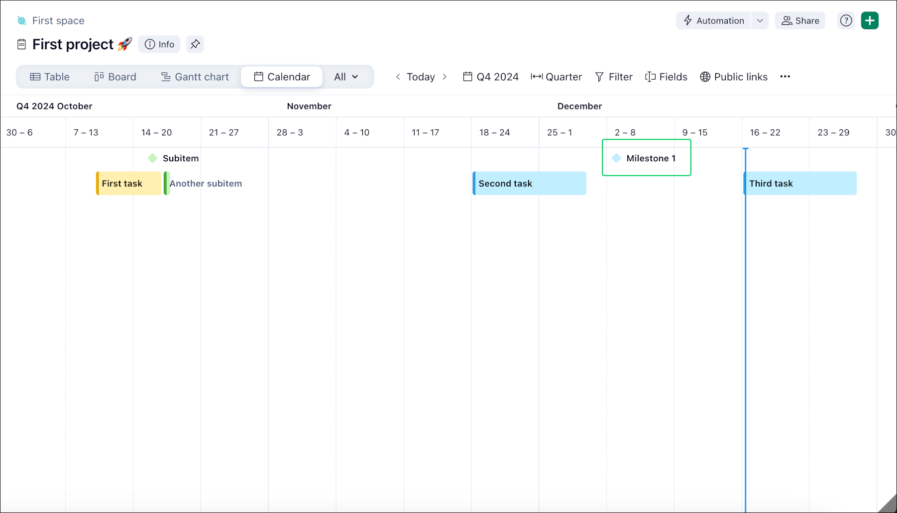 Calendar View in Wrike – Wrike Help Center