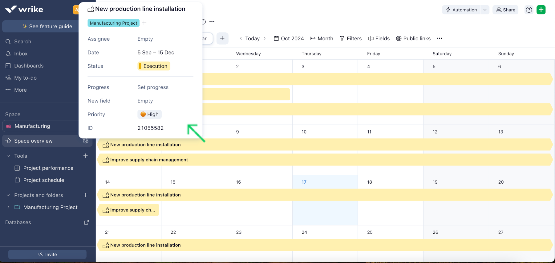 Calendar View in Wrike – Wrike Help Center