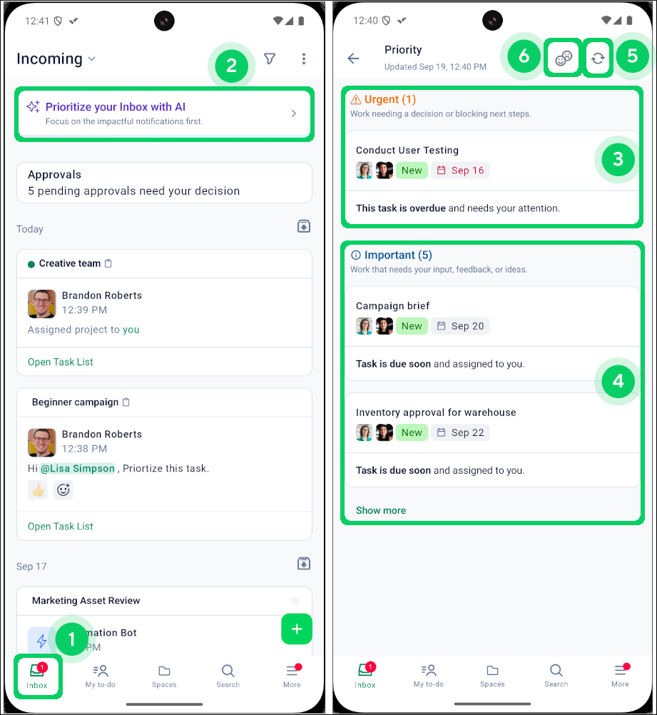 AI Inbox Summary for Android – Wrike Help Center