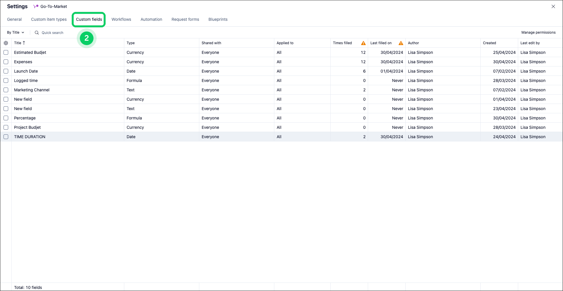 Editing Custom Field Settings – Wrike Help Center