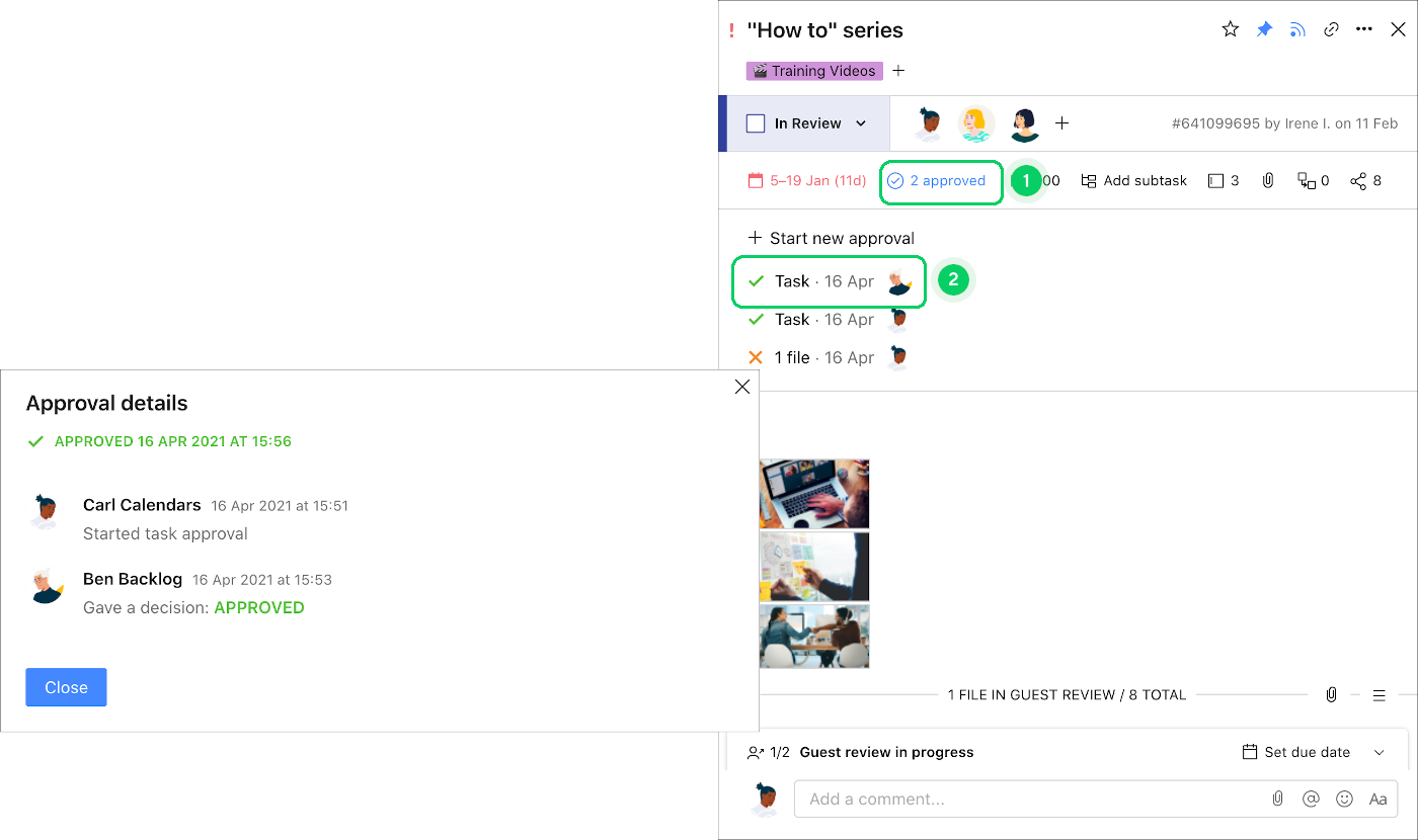 See Details of Finished Approvals – Wrike Help Center