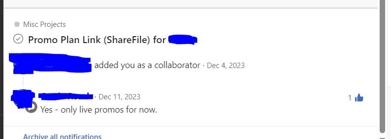 Wrike inbox & Completed tasks – Wrike Help Center